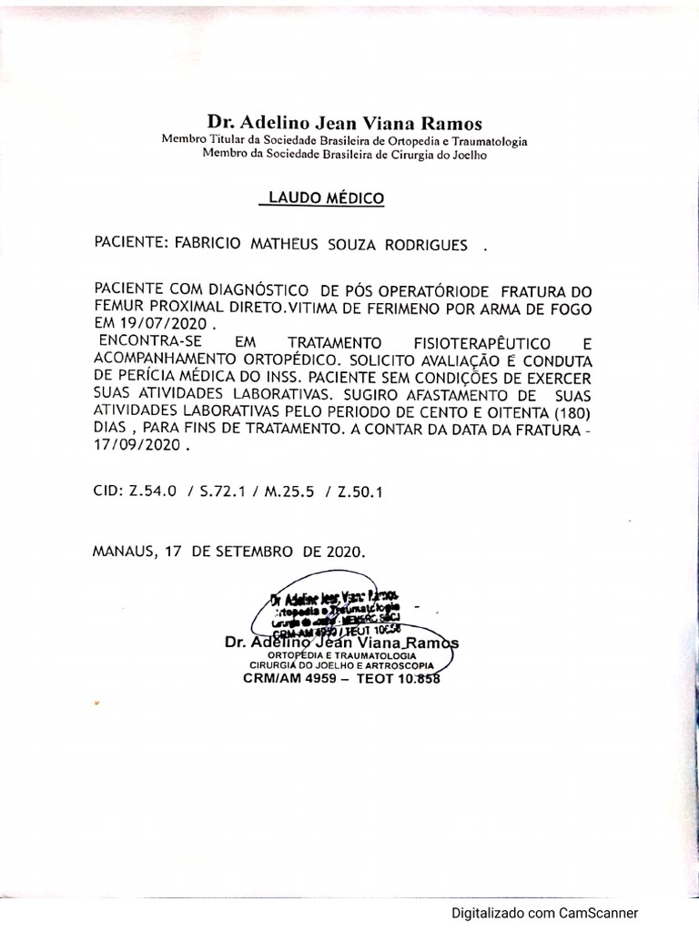 Modelos De Laudomodelo De Laudo Medico