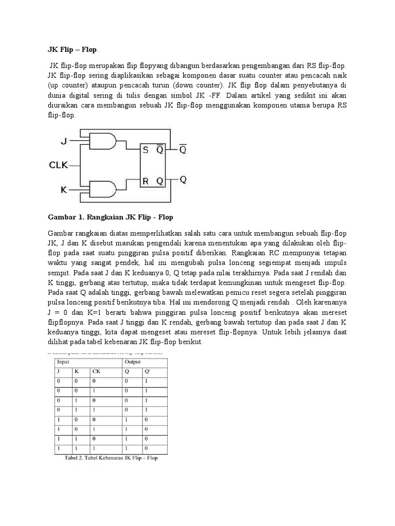 JK Flip - Flop | PDF