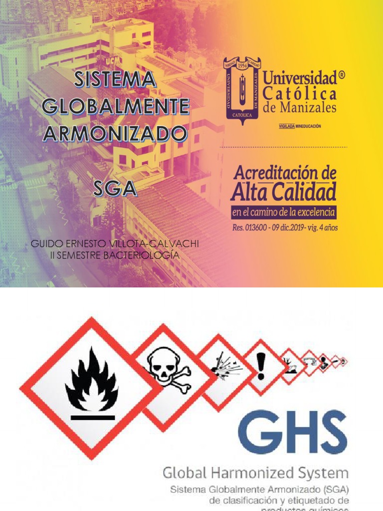 Sistema Globalmente Armonizado SGA | PDF | Toxicidad | Producto (Química)