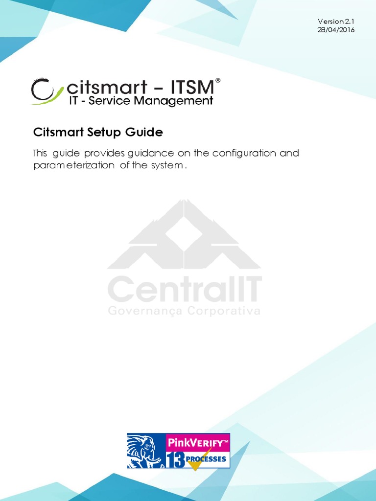 CitSmart Install 11 Steps | PDF | Zip (File Format) | Login