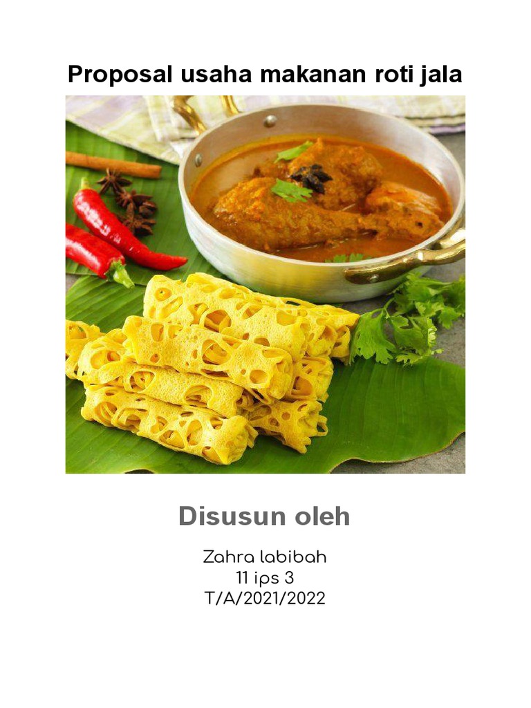 Proposal Usaha Makanan Roti Jala | PDF | Seni