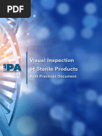 PDA Visual Inspection of Injectable Products | PDF