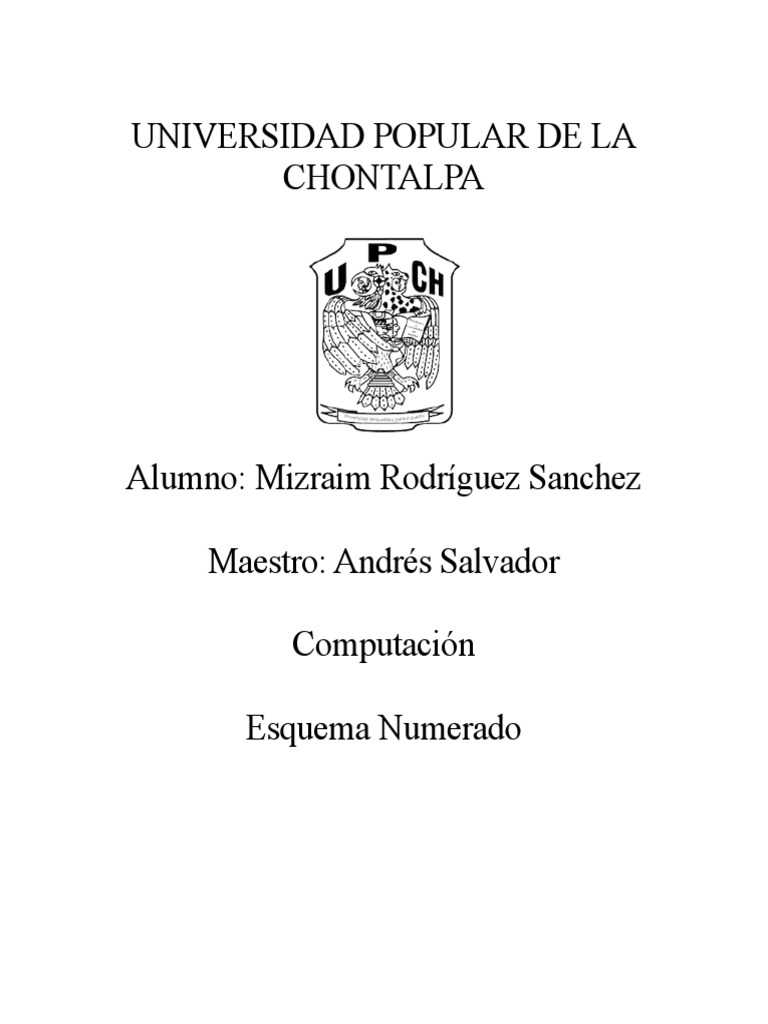 Esquema Numerado | PDF | Hipervínculo | HTML
