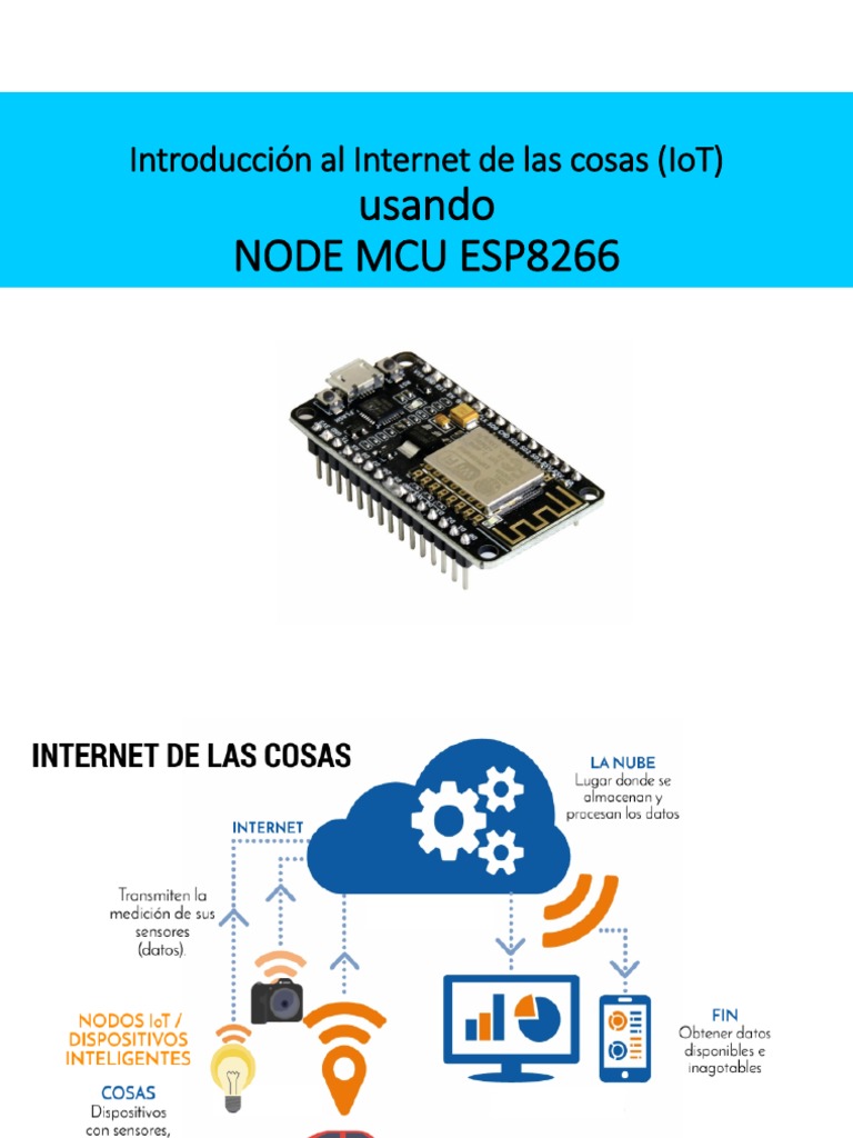 4 Lab5A_Introducción NodeMCU ESP8266 | PDF | Microcontrolador | Arduino