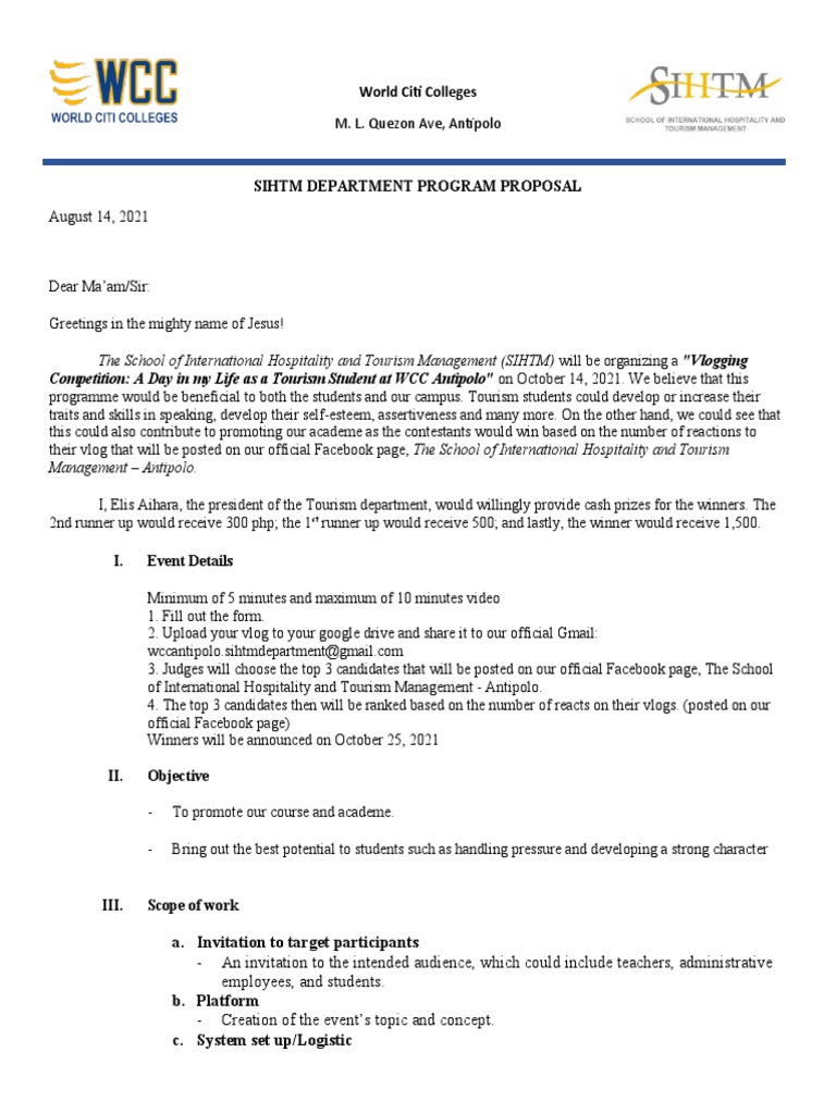 Vlogging Competition Signed | PDF | Communication