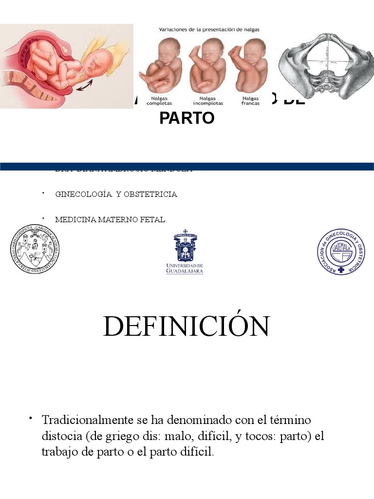 Distocias Del TP | PDF | Parto | Embarazo Mamífero