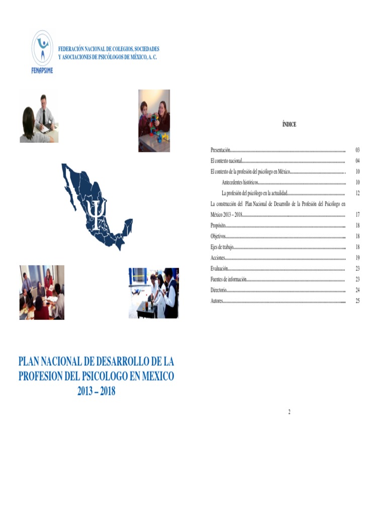 PNDP 2013 2018 | PDF | Sicología | México
