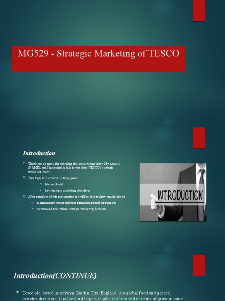 Strategic Marketing of TESCO Khan | PDF | Tesco | Retail