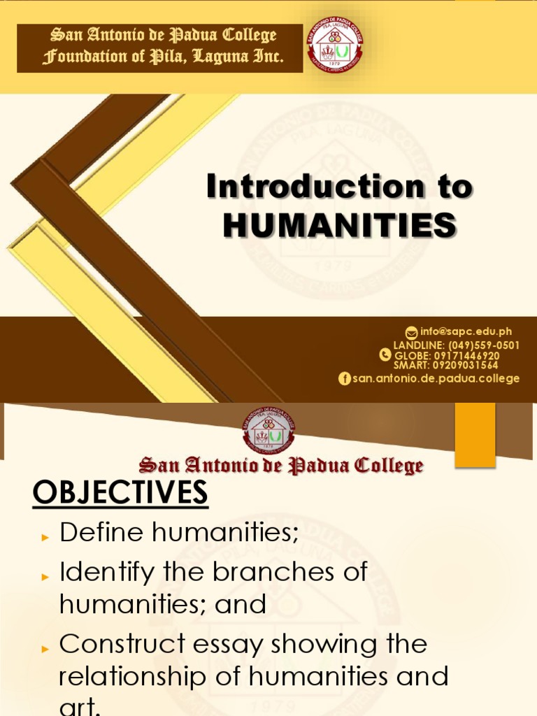 Introduction To Humanities | PDF | Humanities | Cognition