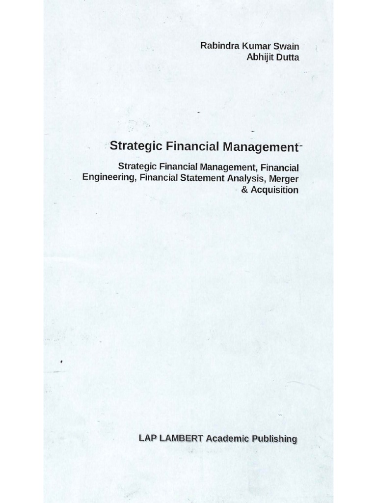 Strategic Financial Management | PDF