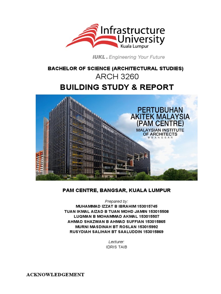 PAM Centre Building Study Report | PDF | Fires | Combustion
