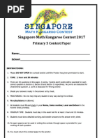 2020 Australian Mathematics Competition AMC Upper Primary Years 5 - 6 ...