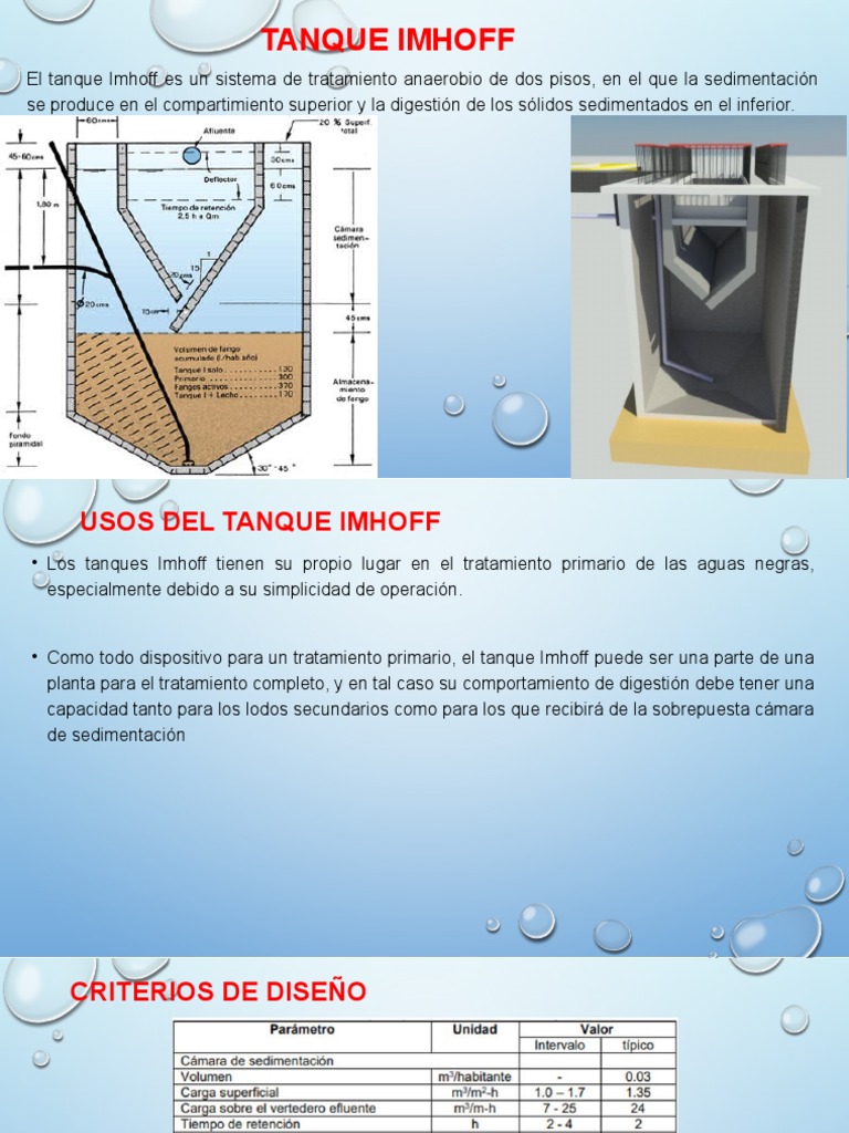 Tanque Imhoff | PDF | Tecnología Ambiental