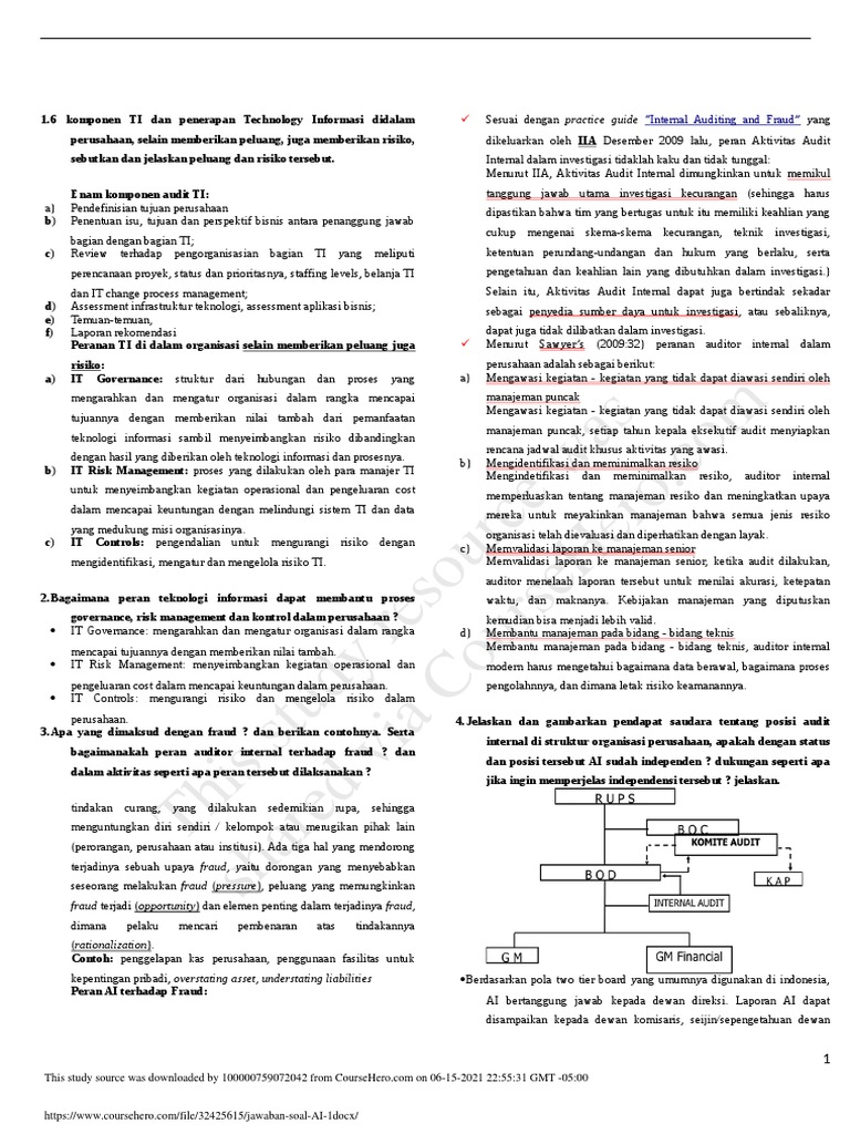 Jawaban Soal AI 1 | PDF