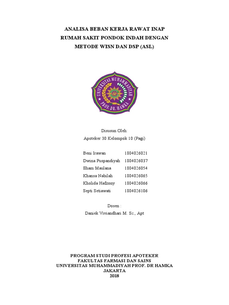 Analisis Beban Kerja Metode WISN | PDF | Bisnis