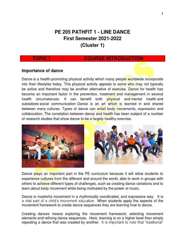 Line Dance Module | PDF | Dances