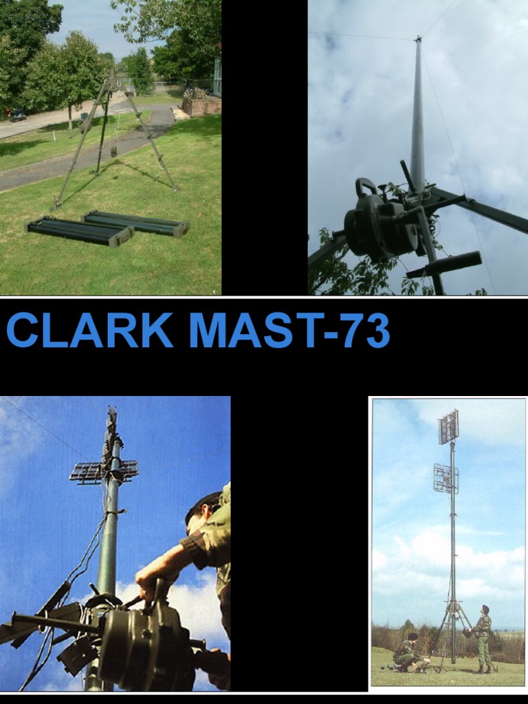 Clark Mast-73 Portable Aluminum Mast System | PDF | Crane (Machine ...