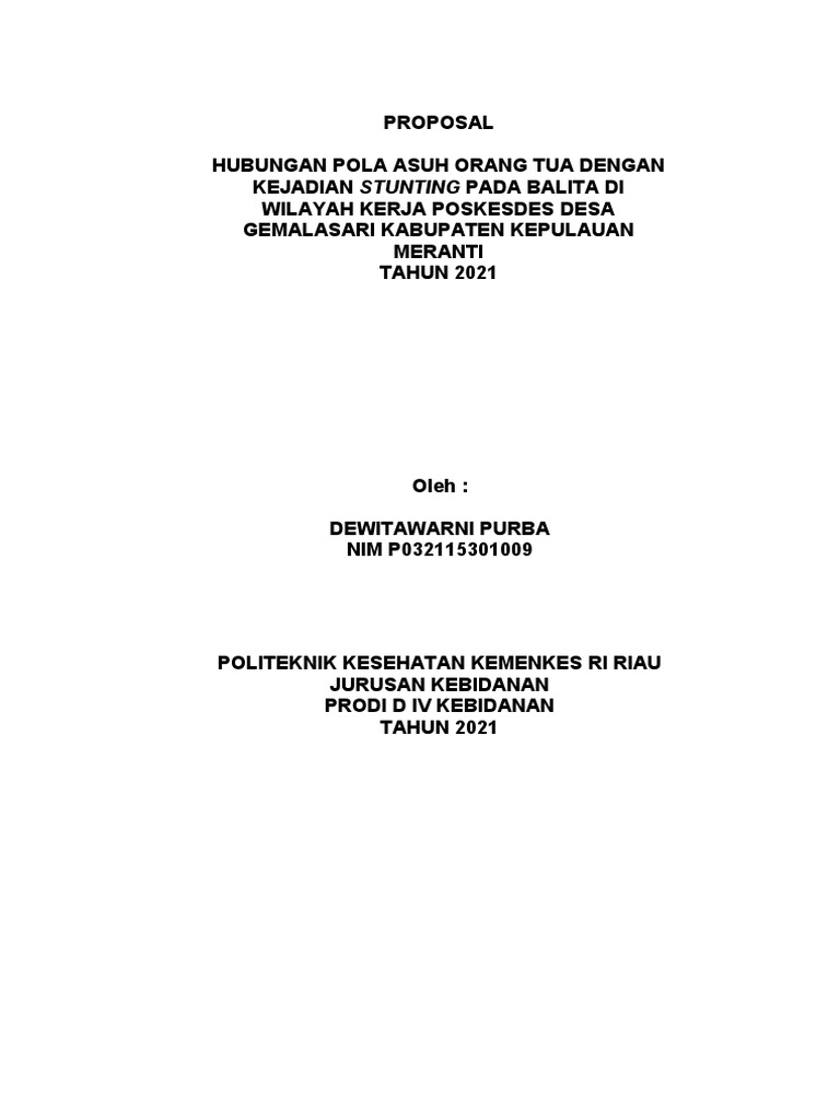 Tugas Proposal | PDF