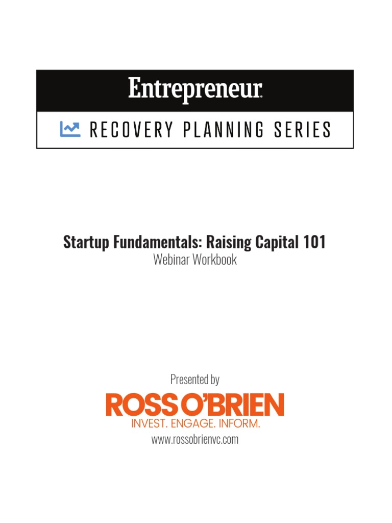 Startup Fundamentals | PDF | Corporate Finance | Venture Capital