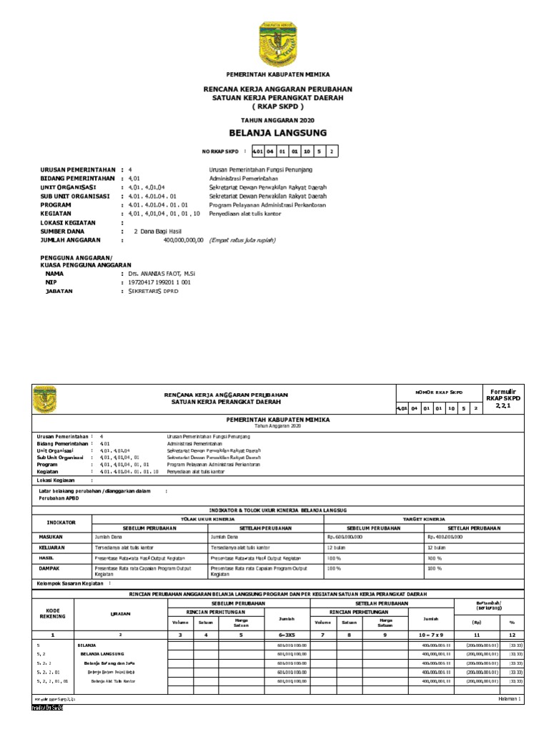 Rkap 01.10 Atk | PDF
