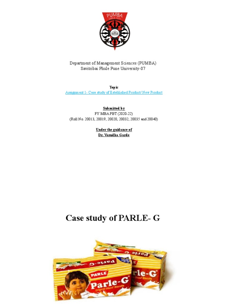 Department of Management Sciences (PUMBA) Savitribai Phule Pune ...