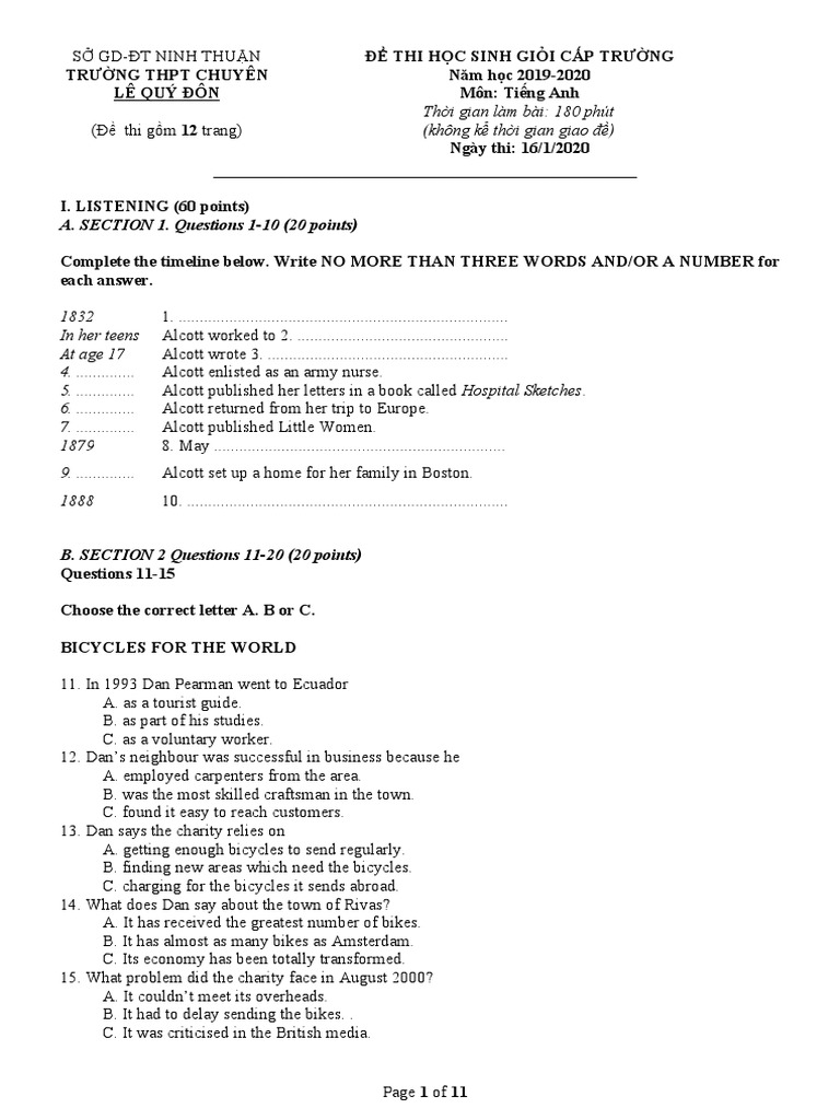 A. SECTION 1. Questions 1-10 (20 Points) | PDF | Euro | Climate Engineering