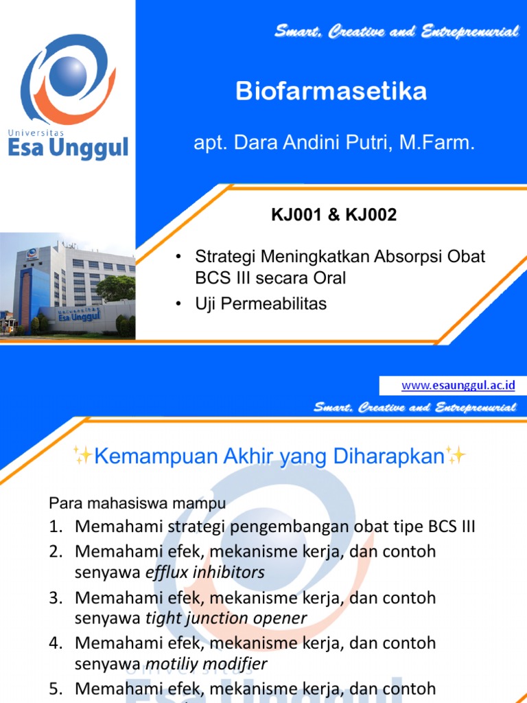 Strategi Obat BCS III | PDF | Pharmaceutical Sciences | Medical Treatments