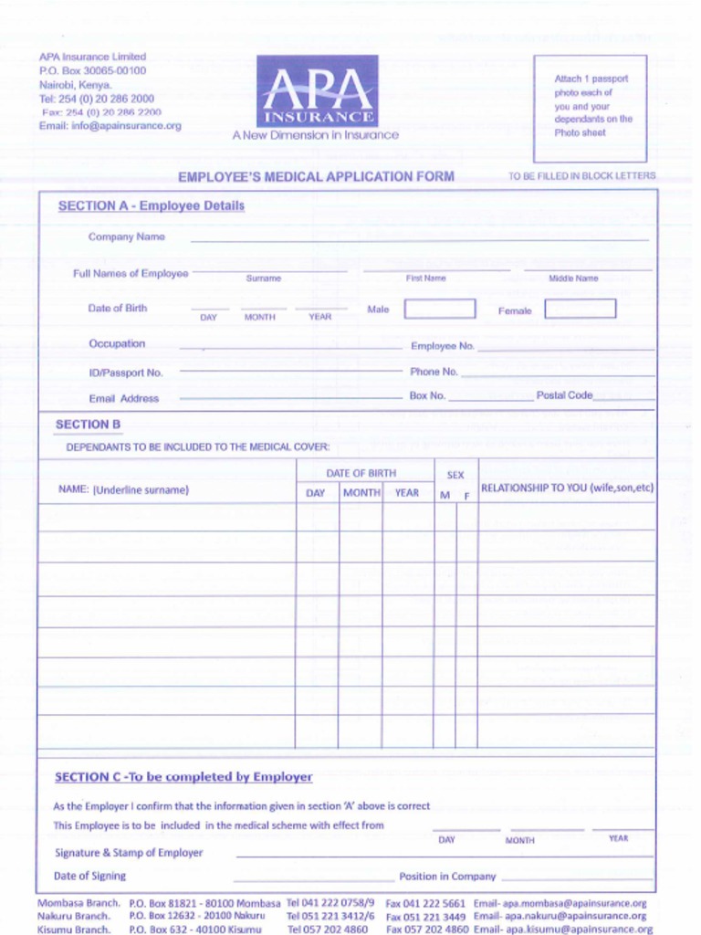 Corporate Application Form (1) APA | PDF