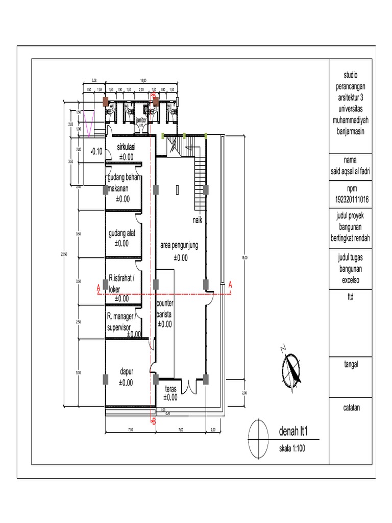 PDF Denah Spa Lt1 | PDF