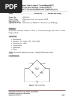 Wheatstone Bridge | PDF | Electrical Resistance And Conductance | Resistor