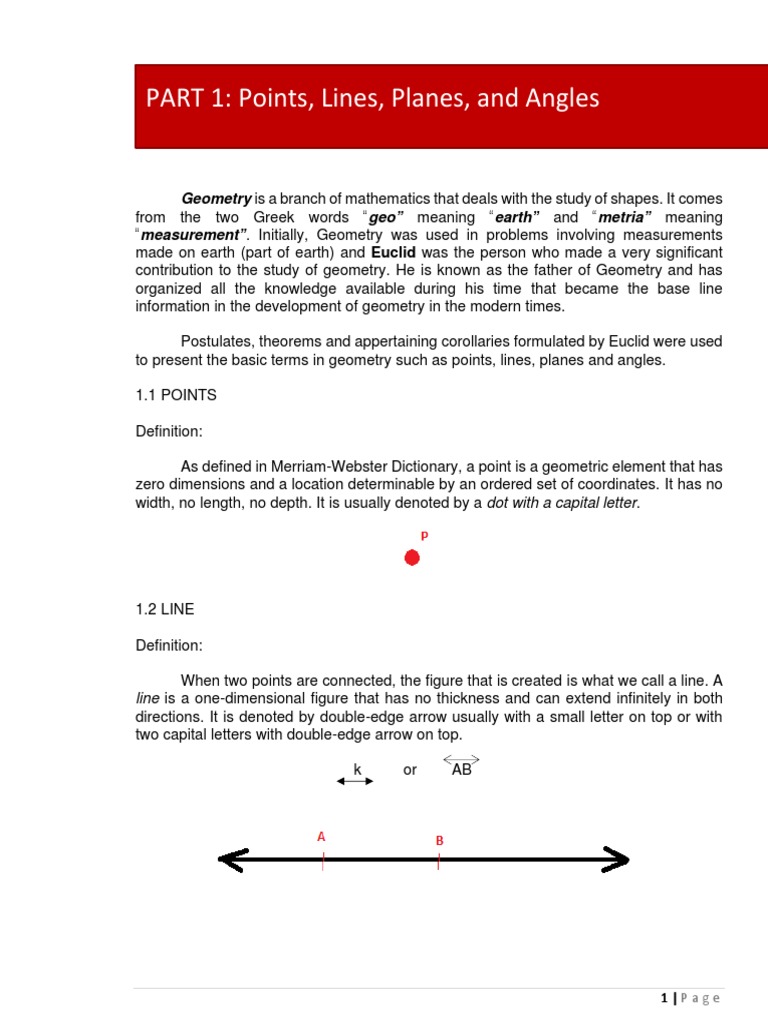 Plane Geometry Part 1 To Part 6 | PDF | Triangle | Area