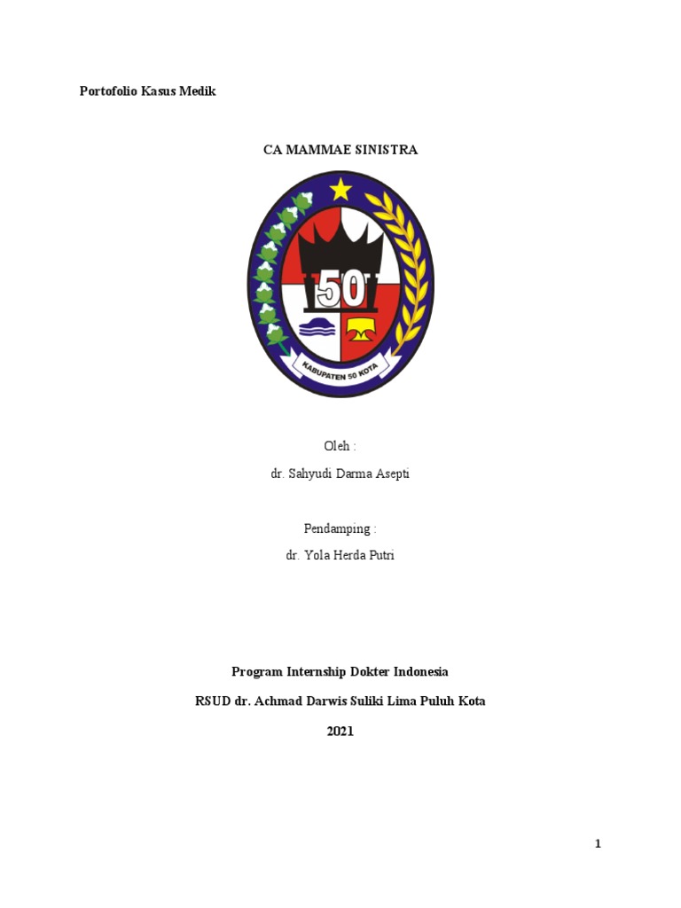 Portofolia Ca Mammae - Mhd. Igo Pratama | PDF