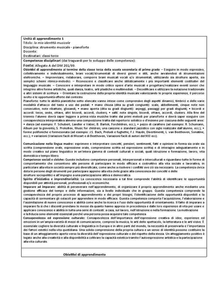 Uda Classi Terze | PDF