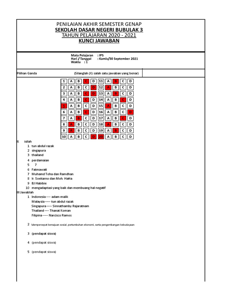 LJK - IPS Kamis 1 | PDF
