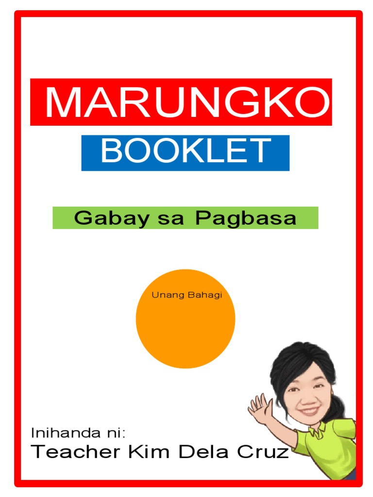 Marungko Booklet 1 | PDF