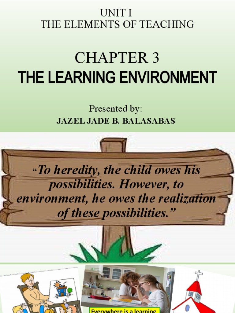 Unit 3 Chapter 1 | PDF | Learning | Teachers