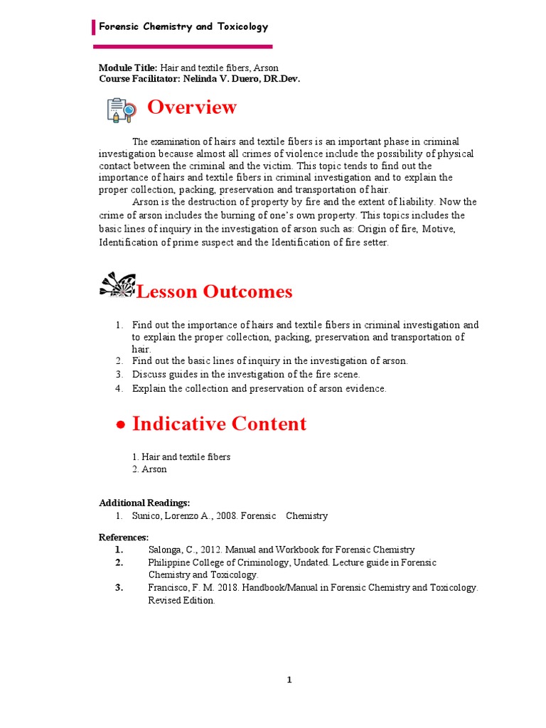 Lesson Outcomes: Indicative Content | PDF | Hair | Smoke