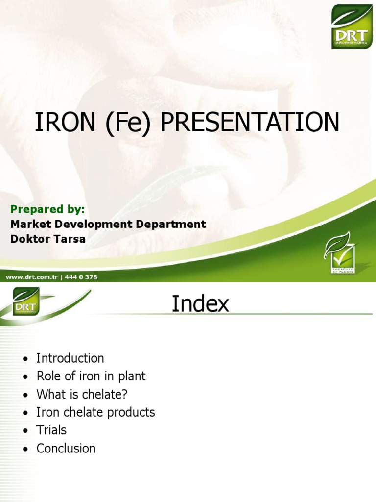Egirdir IRON Trial | PDF | Chelation | Soil
