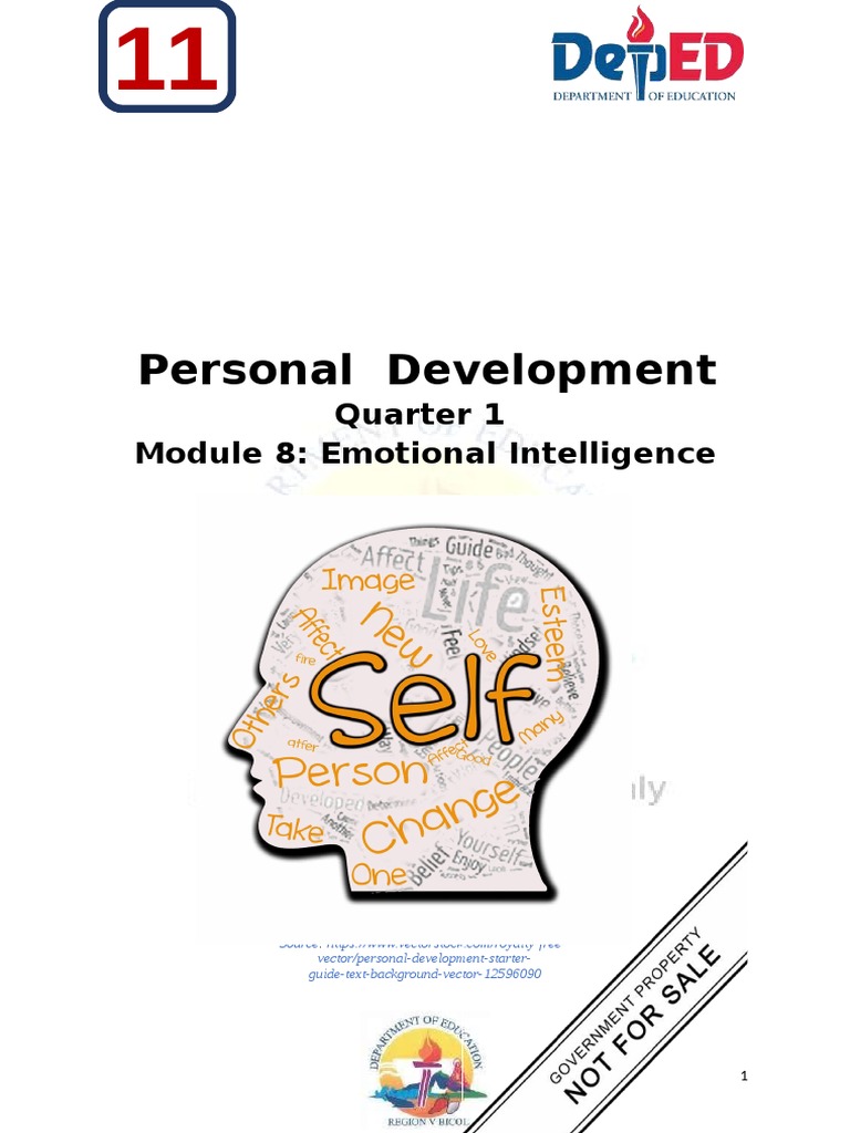 Personal Development: Quarter 1 Module 8: Emotional Intelligence | PDF | Emotional Intelligence ...