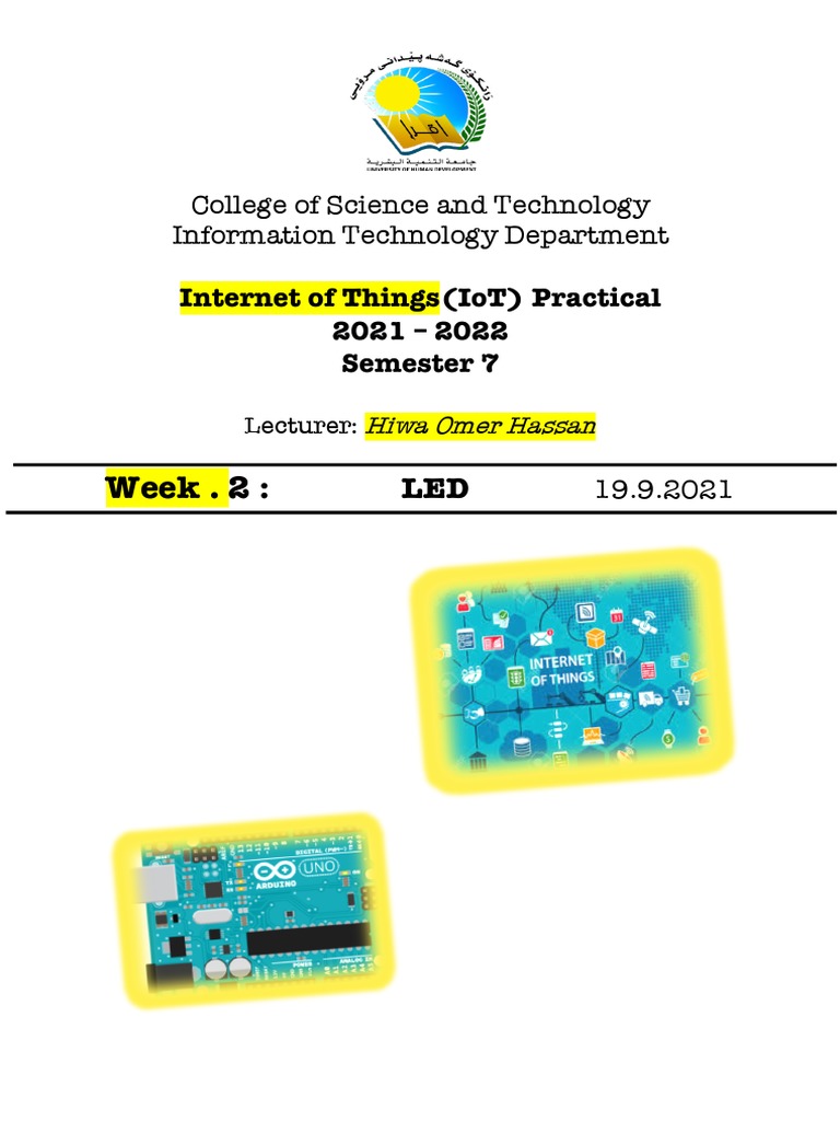 IoT Practical Lec-2 19.9.21 | PDF