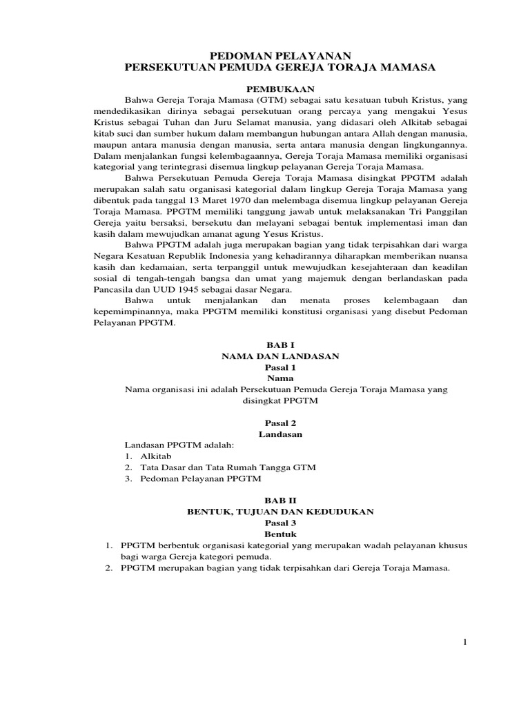 Pedoman Pelayanan PPGTM-1-dikonversi | PDF