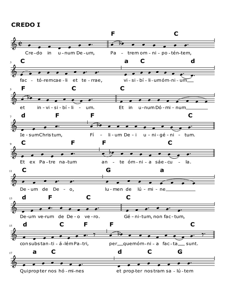 Credo I | PDF