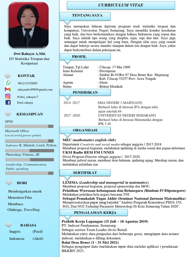 Contoh CV | PDF