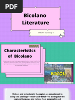 Bicolano Literature | PDF | Classics | General Fiction