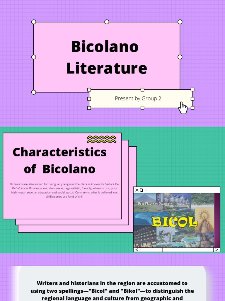Bicolano Literature | PDF | Human Communication