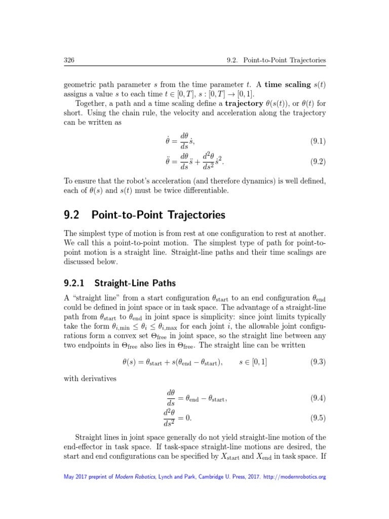 C9 - Modern Robotics Mechanics, Planning, and Control by Frank C. Park ...