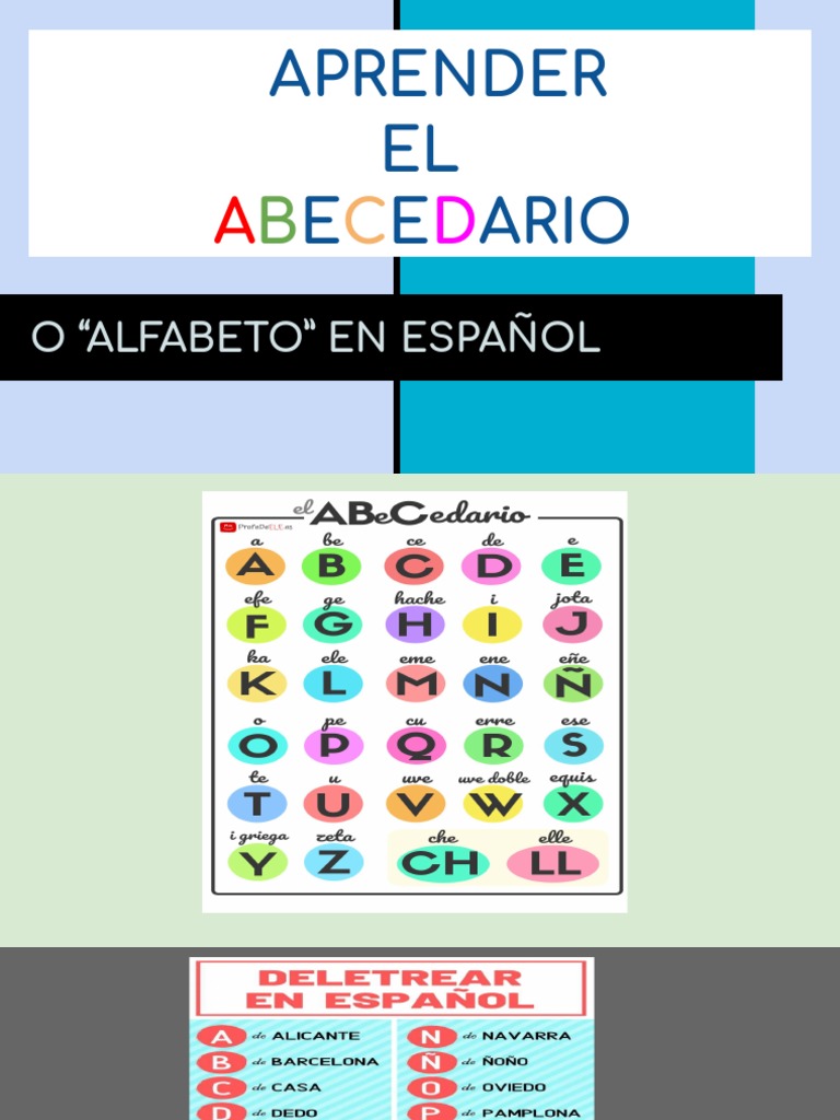 Aprender El Abecedario | PDF