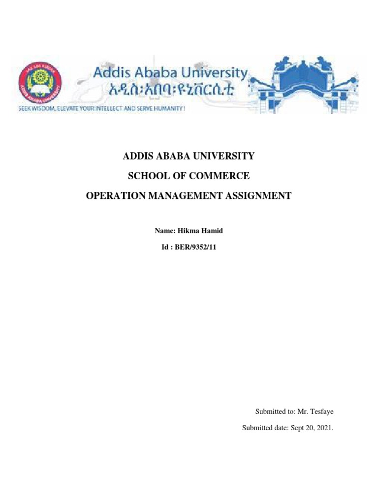 Operation Management Assignment | PDF | Restaurants | Risk