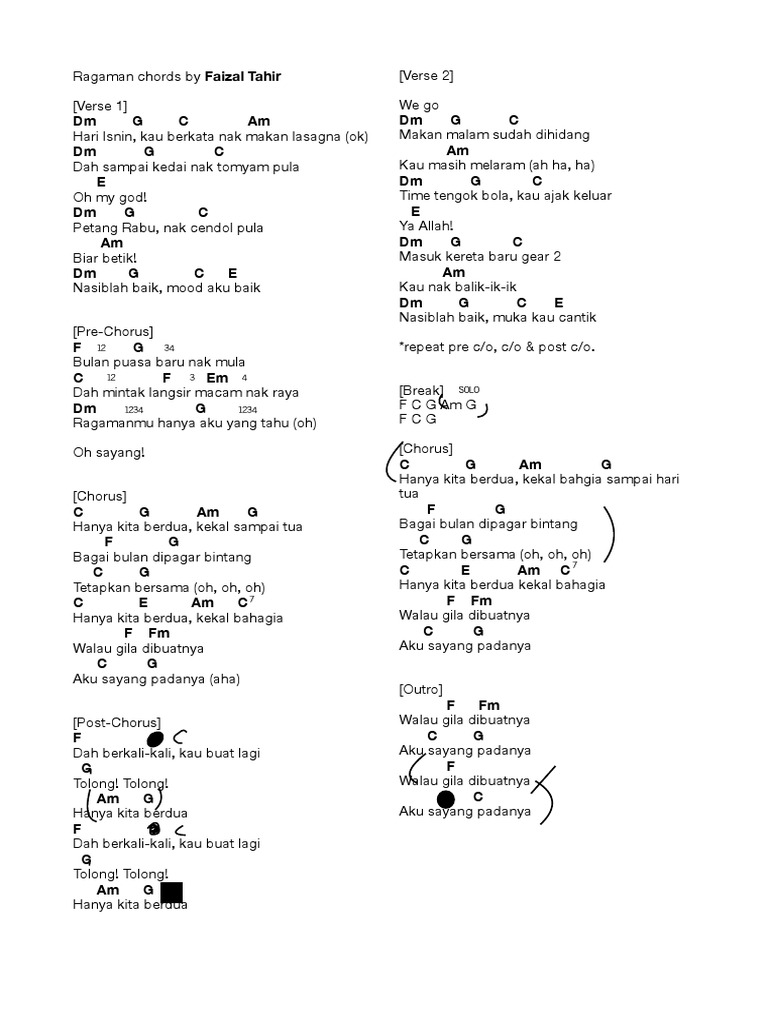 Ragaman - Faizal Tahir | PDF