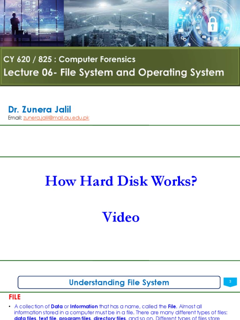 CF Lecture 06-File System and OS | PDF | File System | Computer File